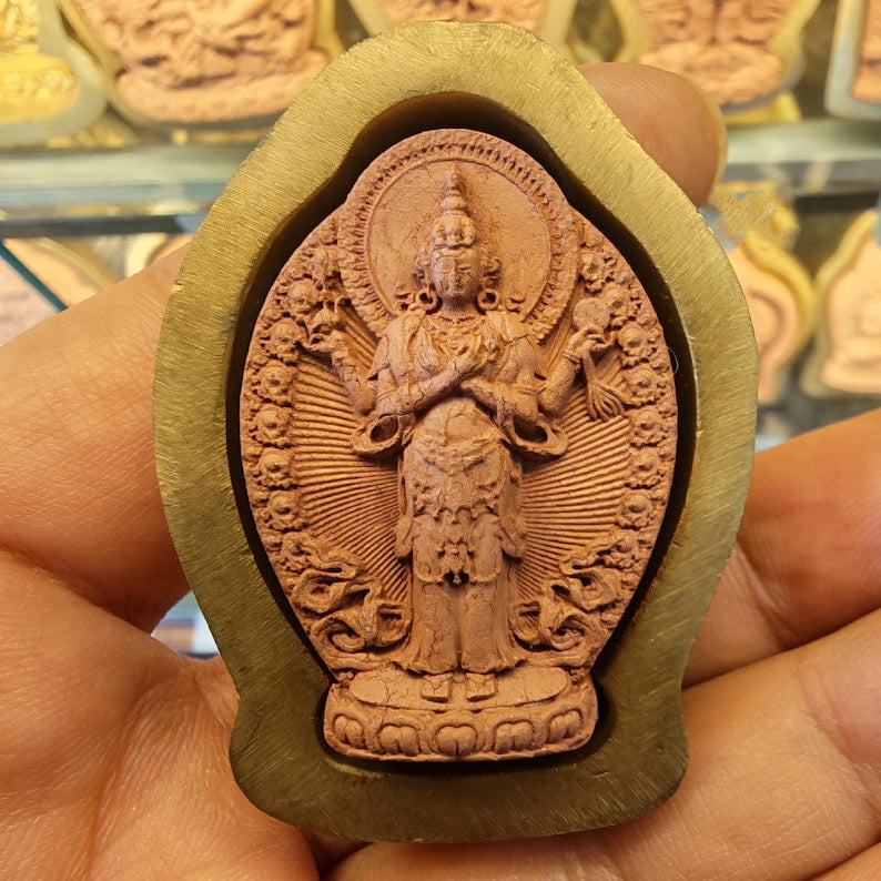 Avalokiteshvara Tsa Tsa Mold | Handcrafted Tibetan Buddhist ...